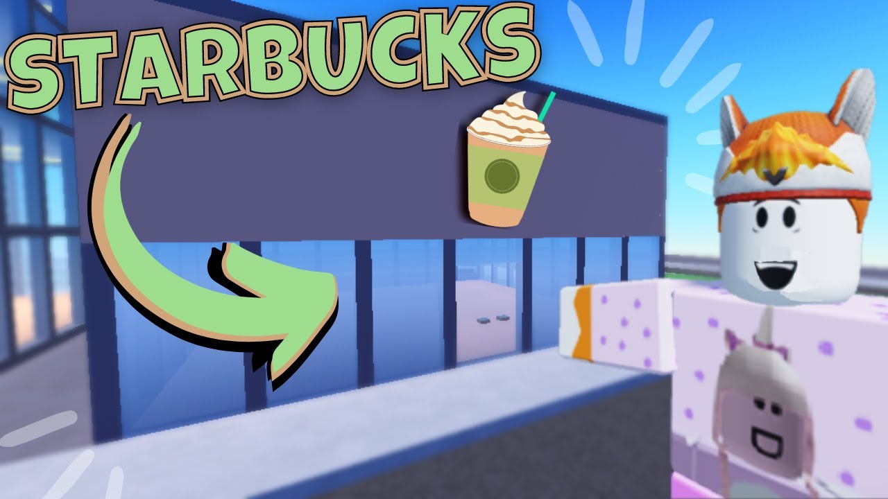 ROBLOX Starbucks In Bloxburg - YouTube