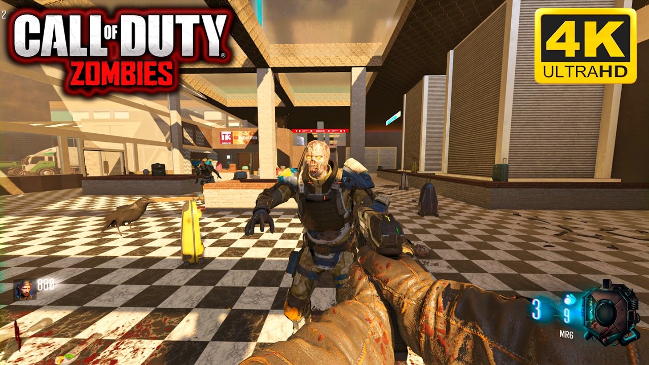Black Ops 3 Zombies: MW2 Terminal Zombies 4K60FPS Gameplay - YouTube