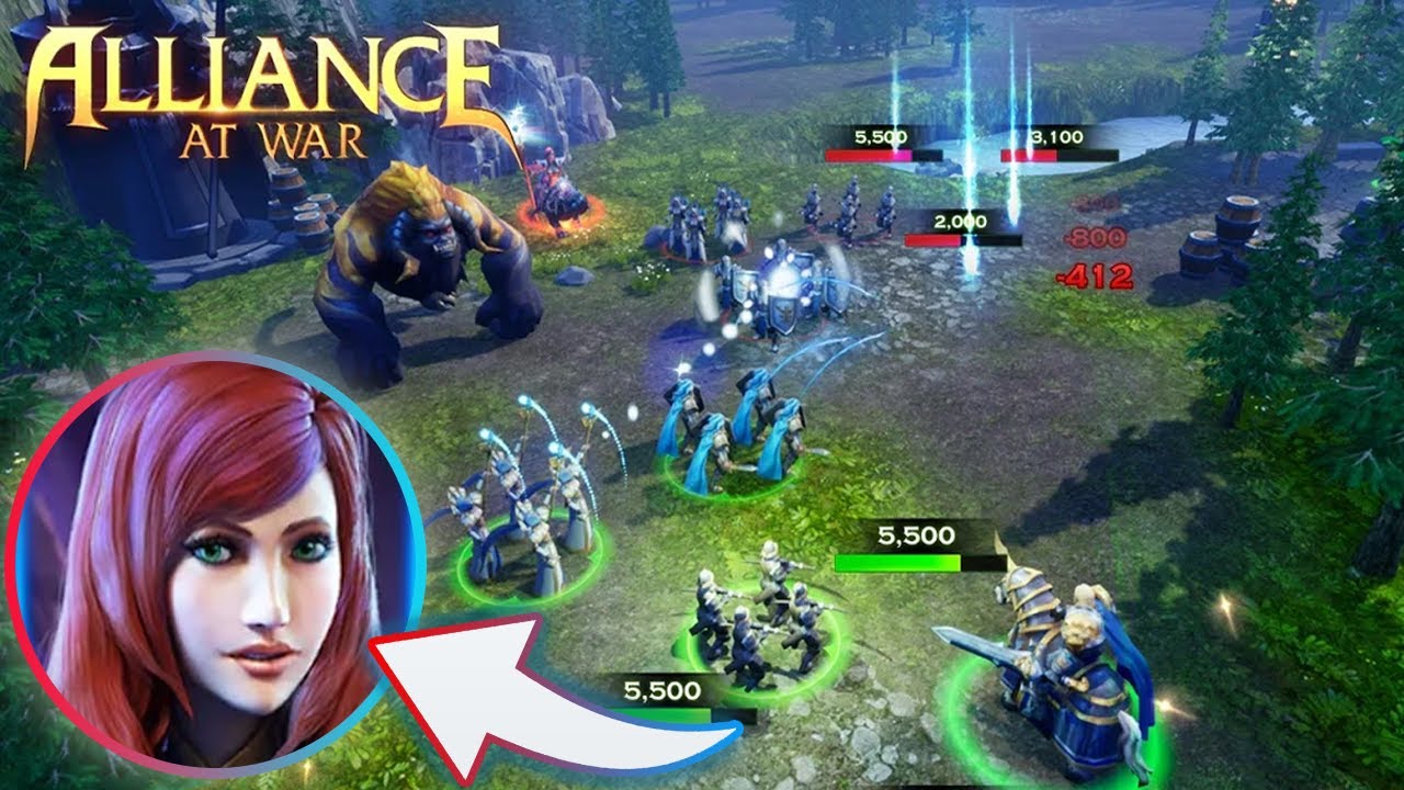 Jogo de Estratégia Para Celular Alliance At War™ 2 Android ios Gameplay ...