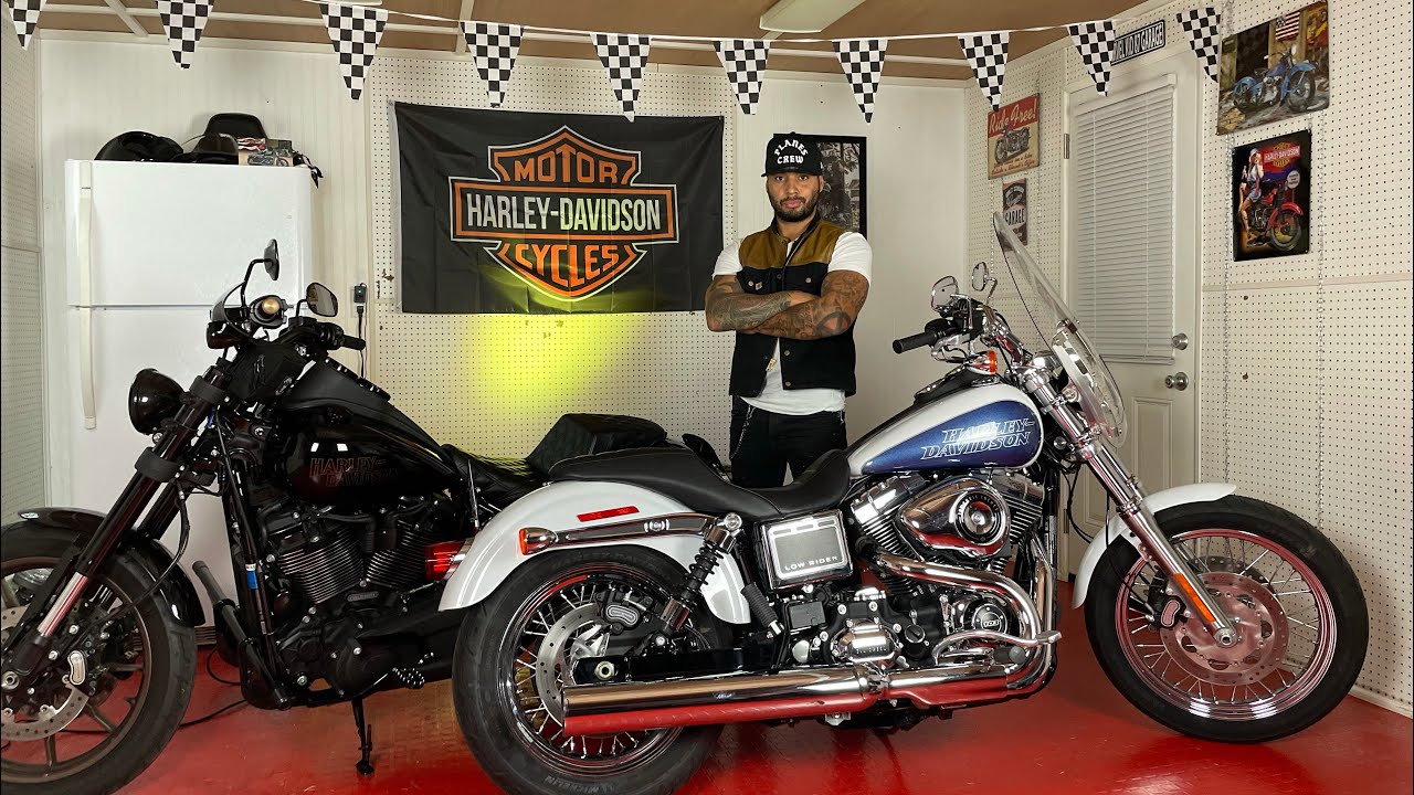 Taking delivery of my 2015 Dyna Low rider - YouTube