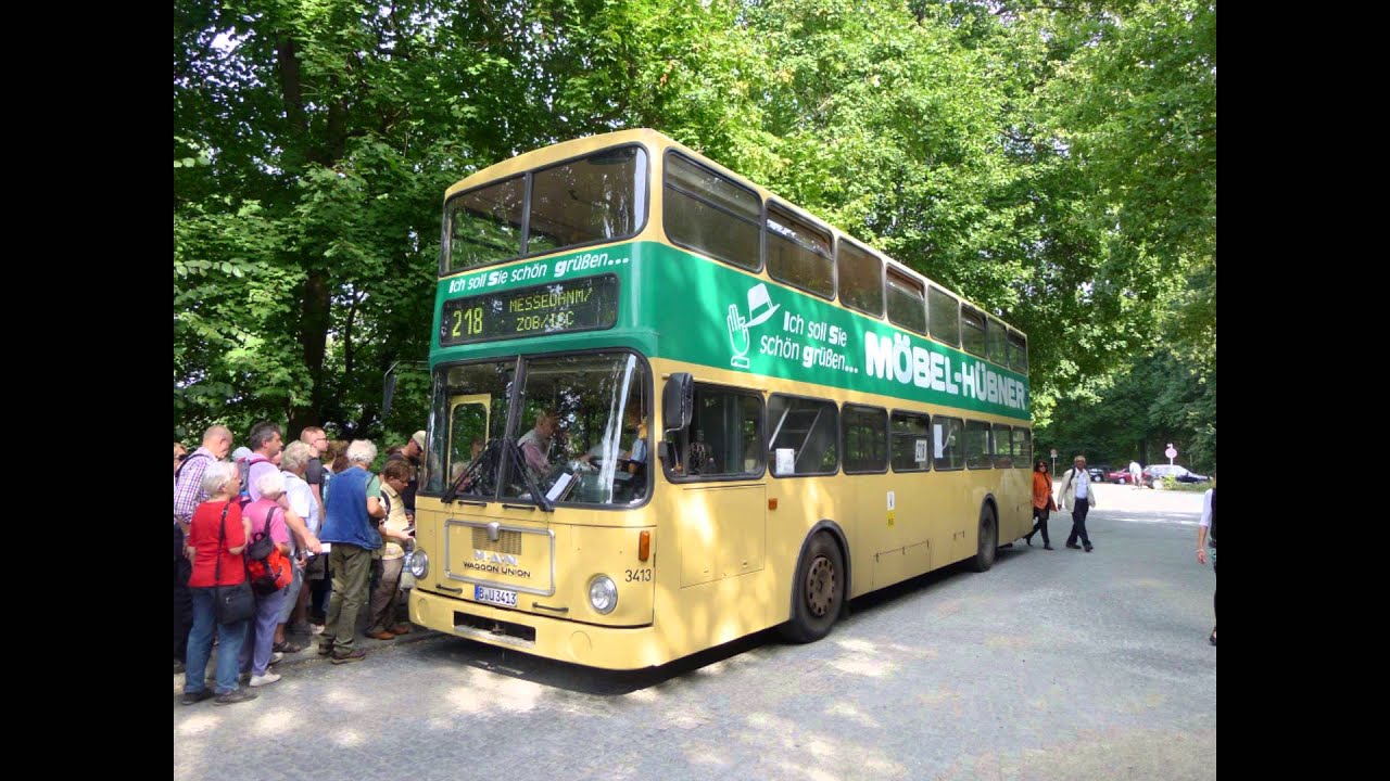 AG Traditionsbus Berlin ex-BVG MAN SD200 SD85 Wagen Nr. 3413 - YouTube