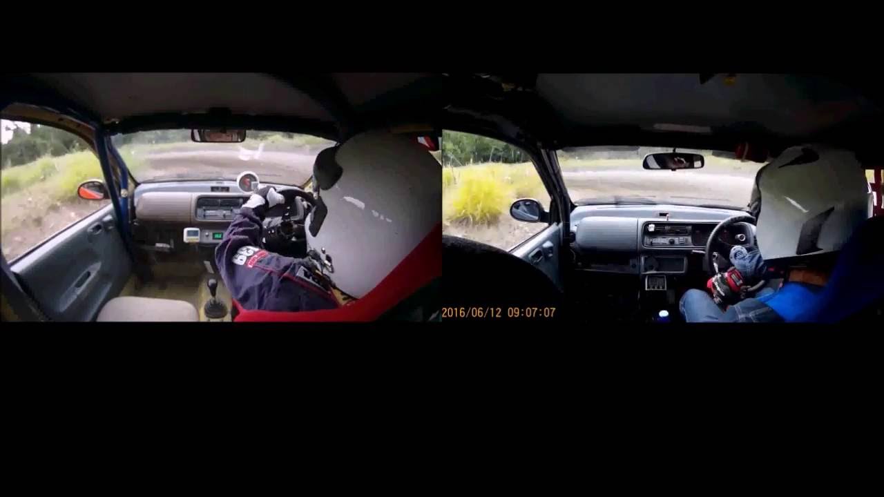 軽オフロード耐久レース 2016 Rd'2 20160612 Time trial Car No,139 & 18 Cosmos park ...