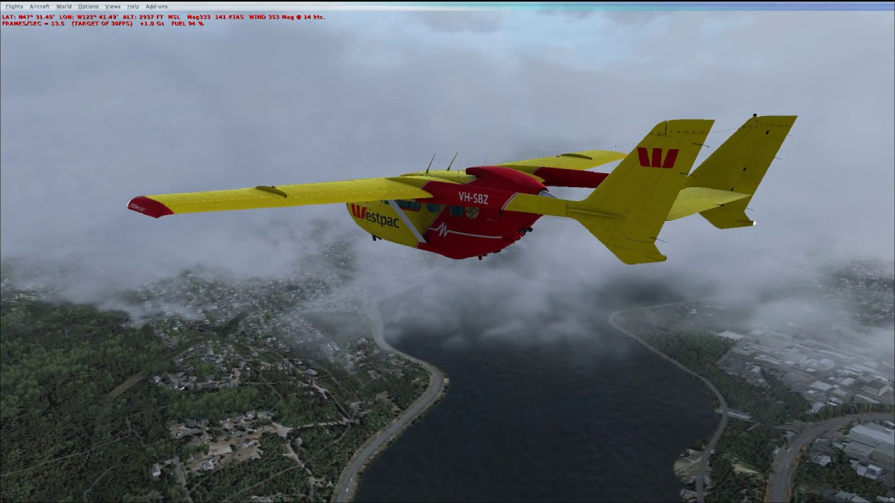 Eatonville to Diamond Point, Washington garage; in my Cessna C337H ...