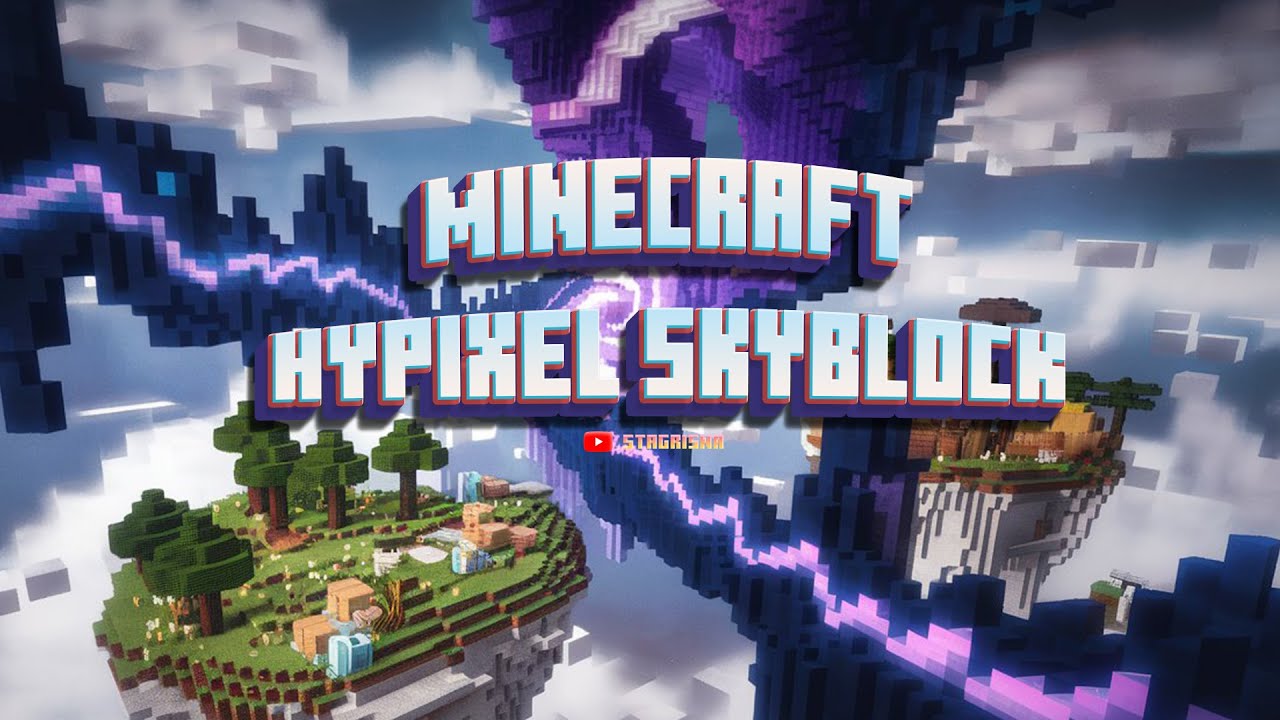 Berpetualang Ke Dimensi Ungu Di Hypixel Skyblock | Minecraft - YouTube
