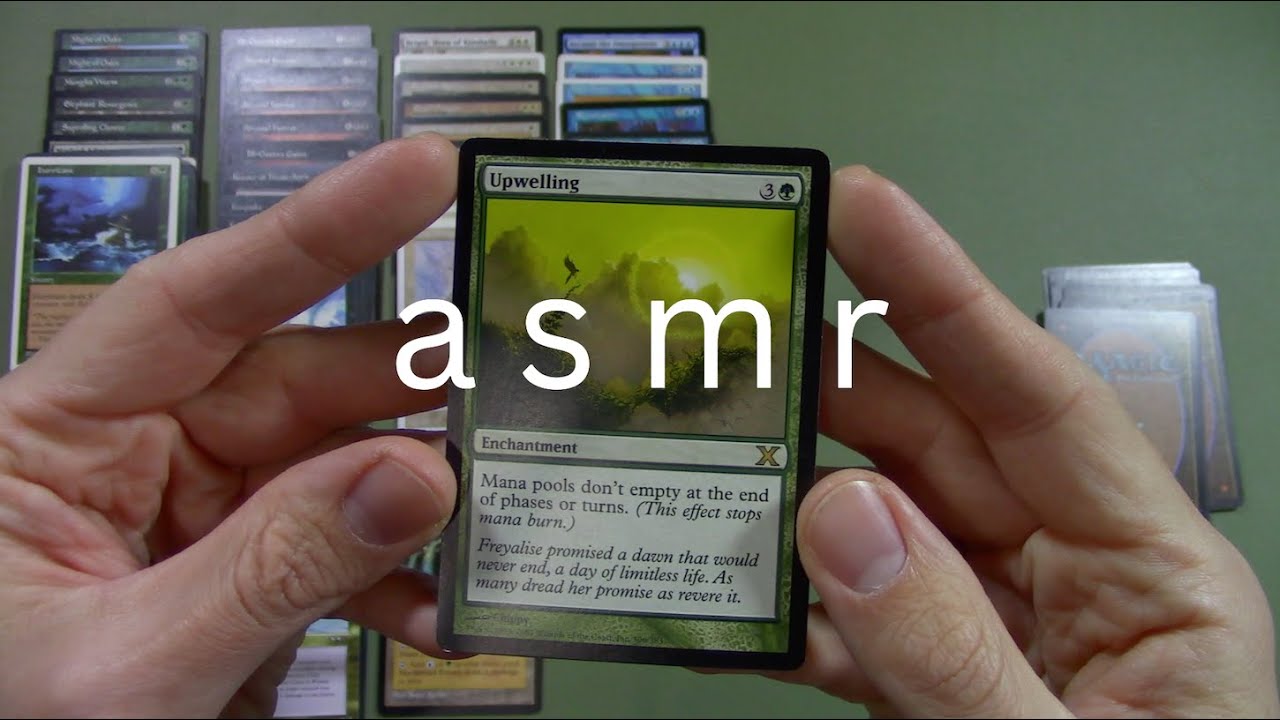 Relax with ASMR Card Sorting / No Talking / MTG Magic the Gathering ...