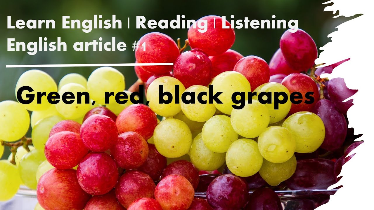 Speak English | reading English | 每天一點點英語 | 你把grape讀成grab嗎? | Grape vs ...