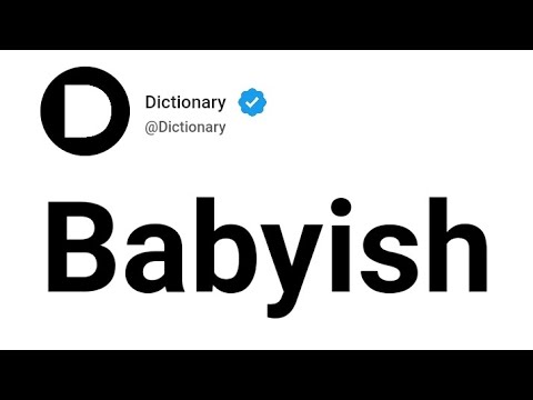 Babyish Meaning In English - YouTube