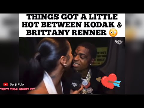 Kodak Black Shoots His Shot at Brittany Renner Things Get HOT @ Rolling Loud