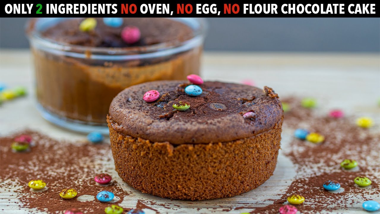 2 Ingredients CHOCOLATE CAKE ! Lock Down Cake Recipe! ২টি উপকরণে চকলেট ...