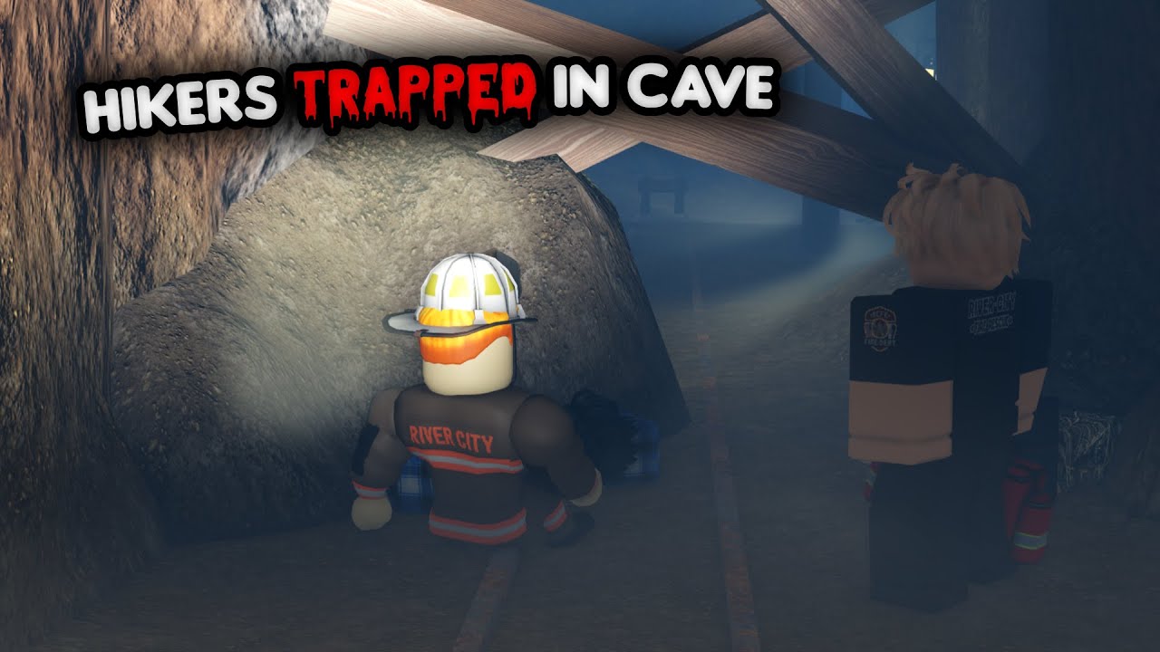 HIKERS GET STUCK IN CAVE DURING BAD STORM | ER:LC Roleplay - YouTube