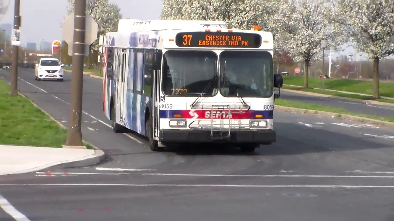 SEPTA BUS: NEW FLYER D40LF 8059 ON ROUTE: 37 - YouTube