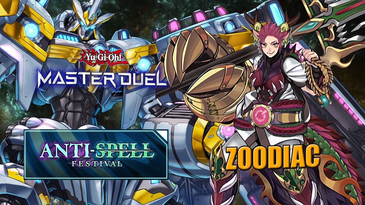 ZOODIAC Deck Profile | Yu-Gi-Oh! MASTER DUEL Anti Spell Festival Event ...