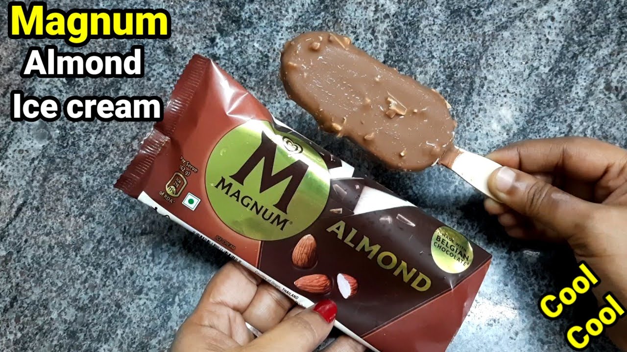 Magnum almond ice cream stick|kwality walls magnum almond ice cream ...