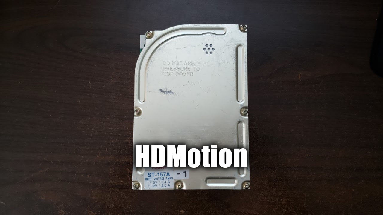 Seagate ST-157A Spinup, Spindown, and HDMotion - YouTube