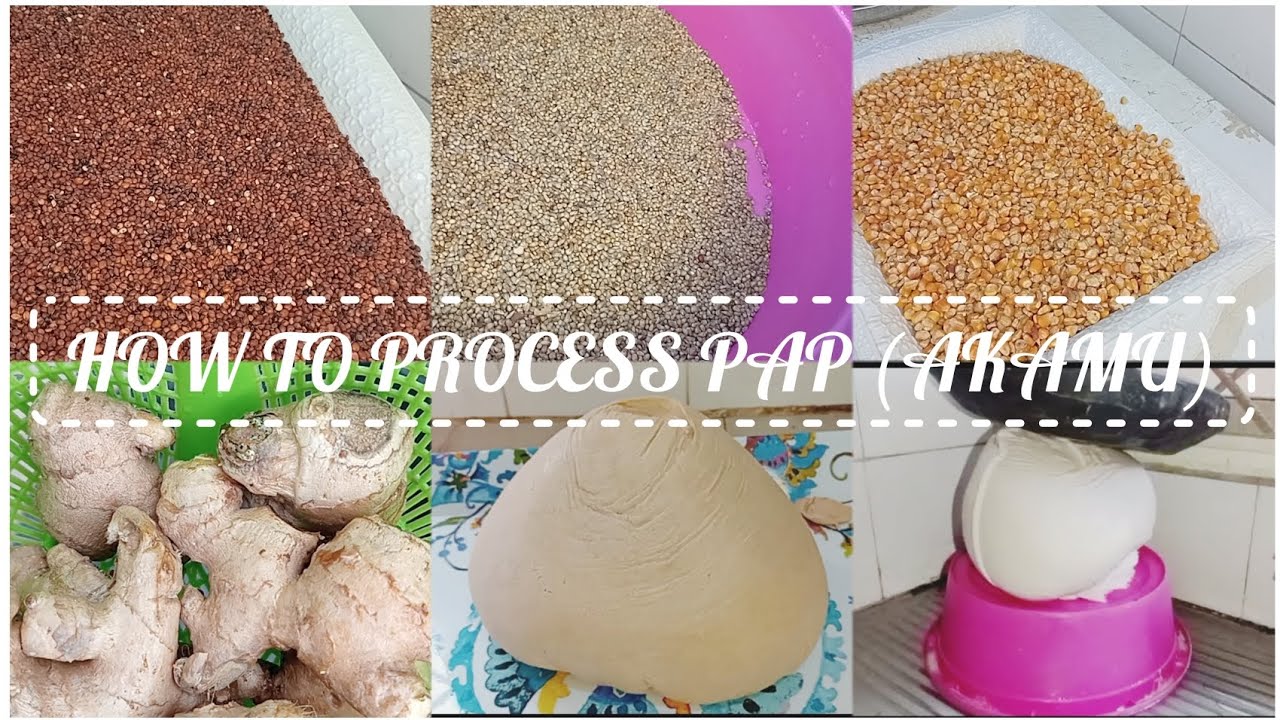 How To Make PAP (AKAMU, OGI) from scratch |The Most Nutritious baby ...