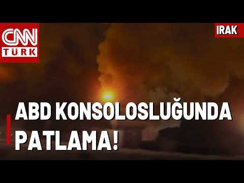 SON DAKİKA🚨Irak'ta ABD Konsolosluğunda Patlama! İran, Irak'ta ABD'yi Vuruyor!