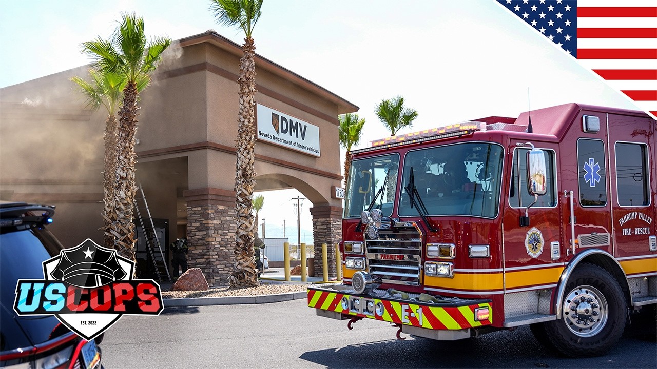 DMV On Fire ! | Nye County, NV | S3E109 | US COPS - YouTube