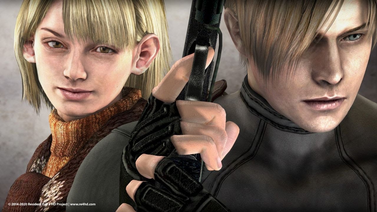 Una rubia tonta y un Hombre Sabroso en ... Resident Evil 4 + FALL GUYS ...