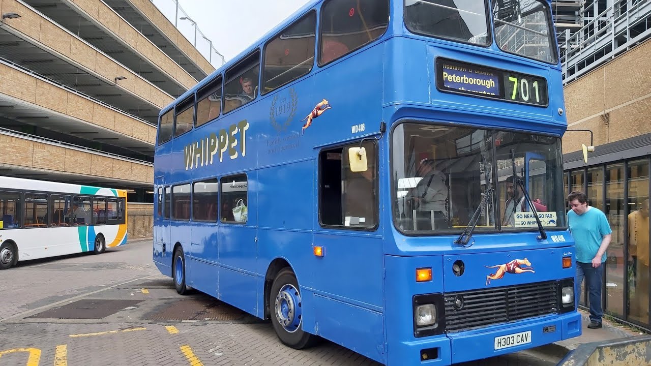 Preserved Go Whippet Volvo B10M Citybus WD418 (H303 CAV) - YouTube