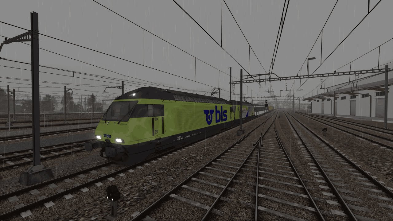 TRAIN SIMULATOR CLASSIC: Lötschberg - BLS Re 465 Freight train ...