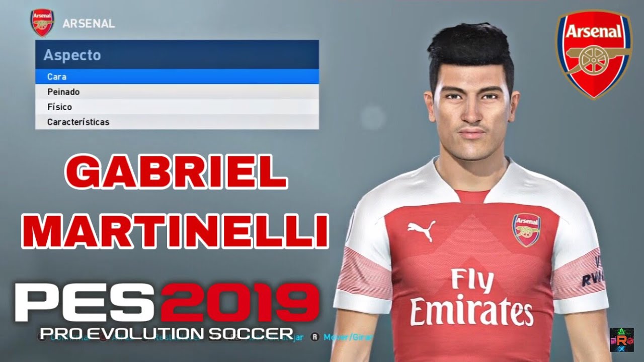 PES 2019 - COMO HACER A GABRIEL MARTINELLI |iamRubenMG| - YouTube