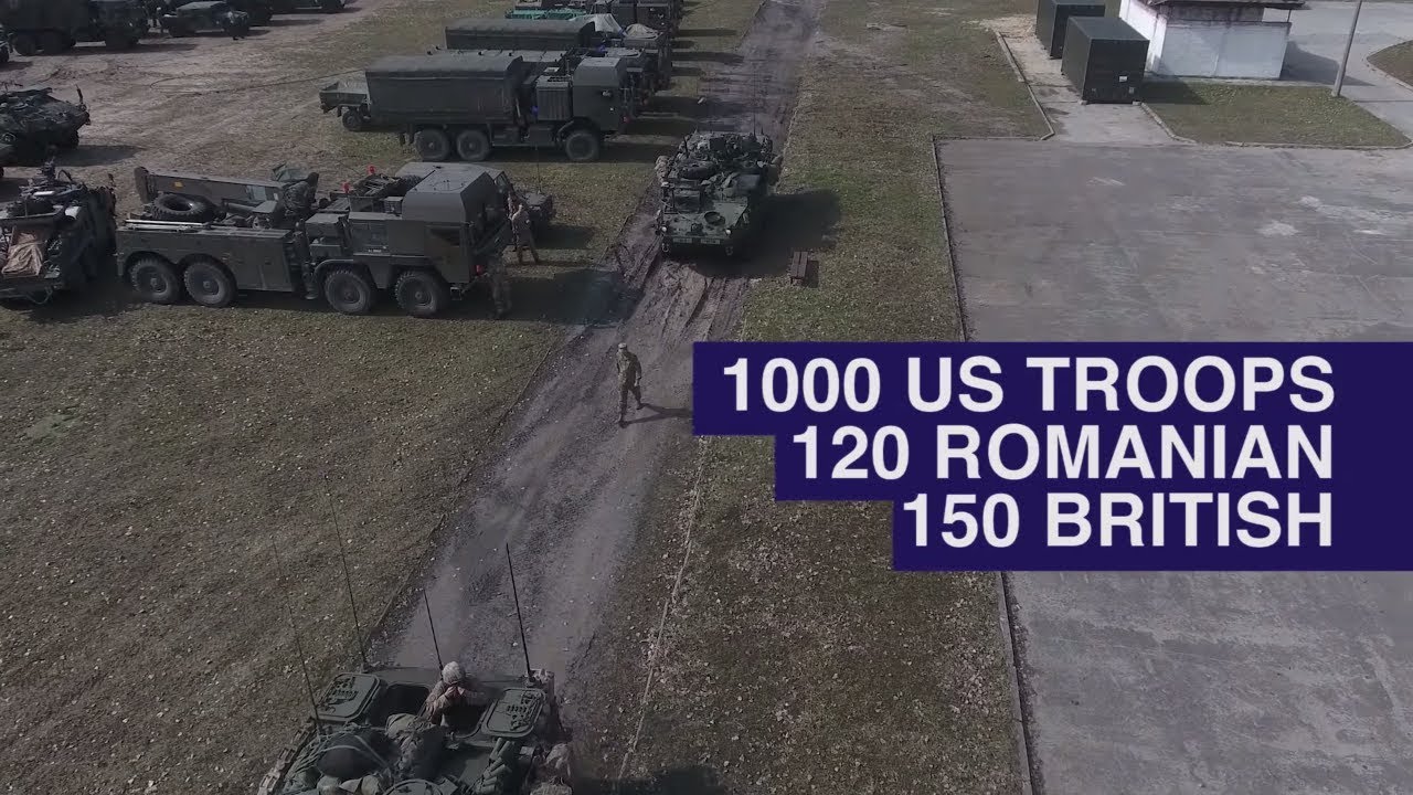NATO troops arrive in 🇵🇱Poland - YouTube