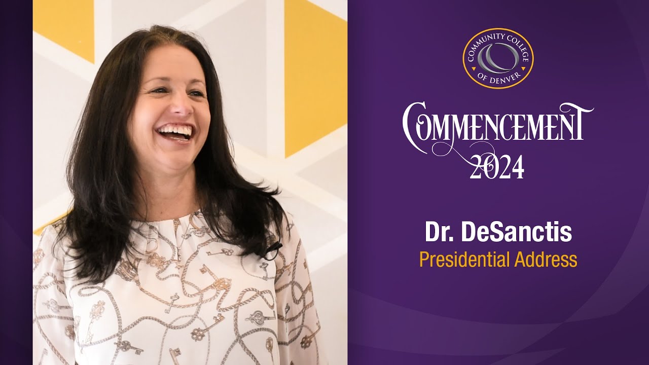 Dr. DeSanctis' 2024 Presidential Commencement Address - YouTube