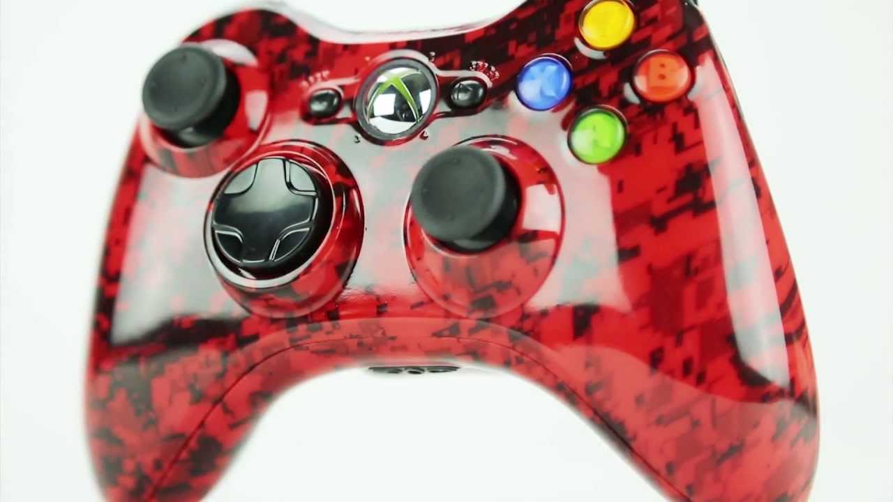 Digital Red - XBOX 360 - Modded Controllers - Controller Chaos - YouTube