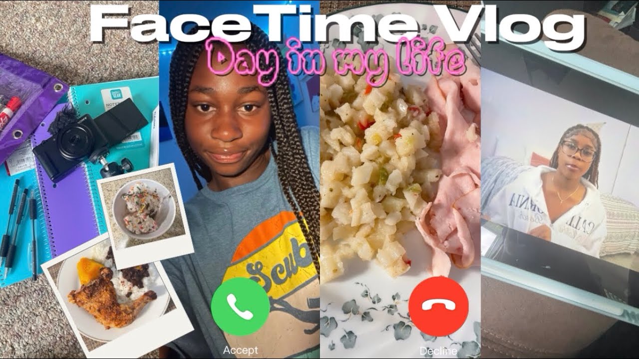 FaceTime Vlog 🎀|cooking, prep for school, camp haul, cleaning etc ...