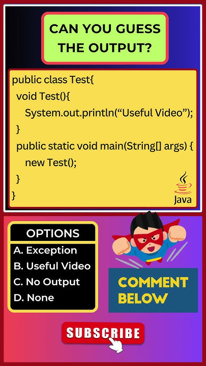 🔥java Interview Quiz Q 3 Important And Crucial For Your Java Interview