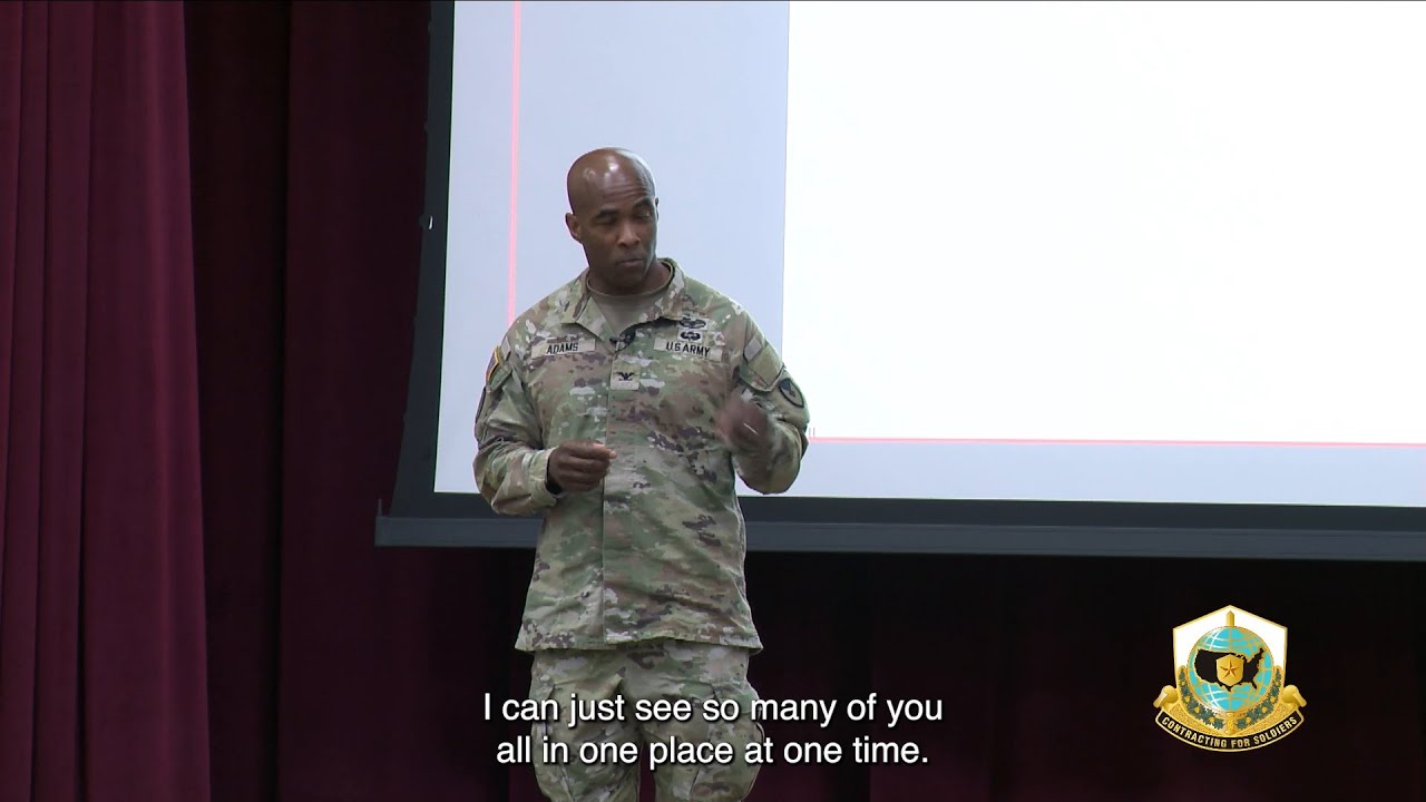 Col. Adams unveils new vision for the MICC - YouTube