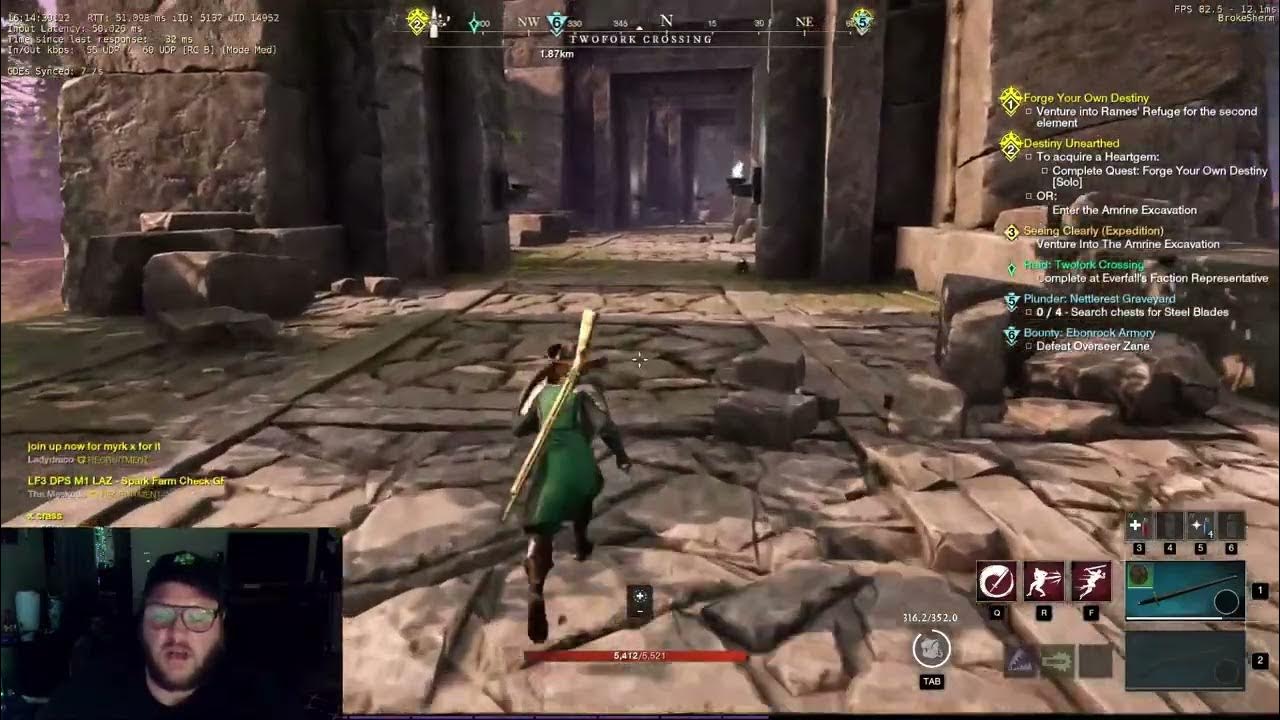 getting to know me while i play new world - YouTube