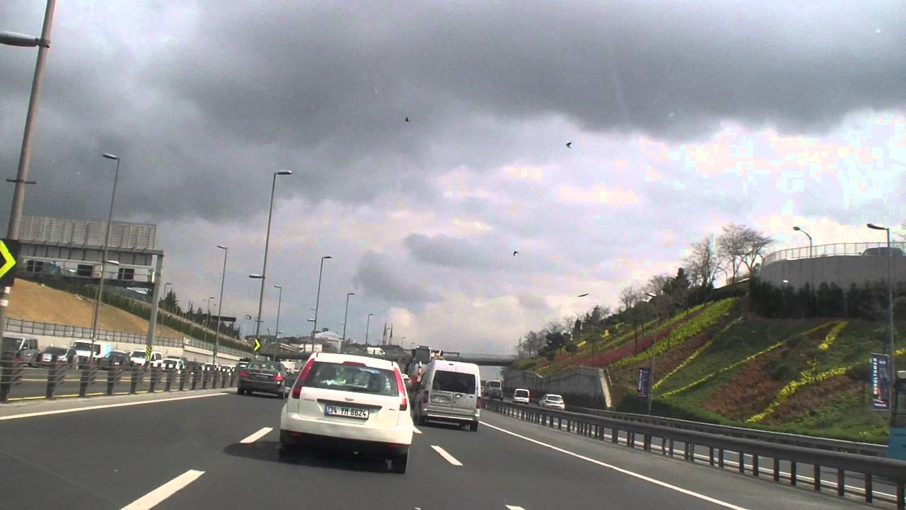 Driving in Istanbul with light traffic - YouTube