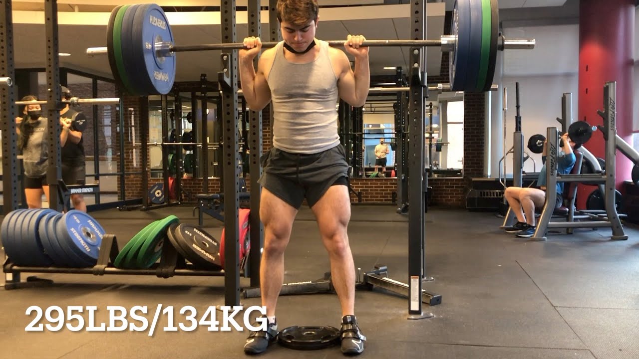 SQUAT EVERYDAY DAY 175: 295LBS/134KG, TREE TRUNKS AND TIME - YouTube