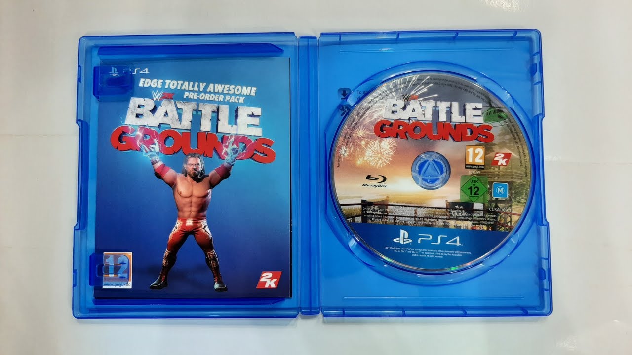 WWE 2K Battlegrounds PS4 Unboxing and Gameplay - YouTube