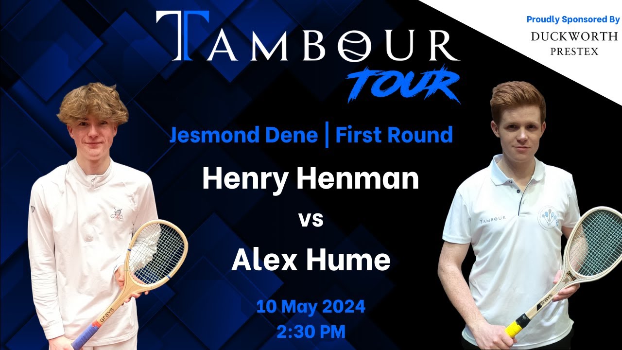 Tambour Tour | Jesmond Dene - First Round - Henry Henman vs Alexander ...