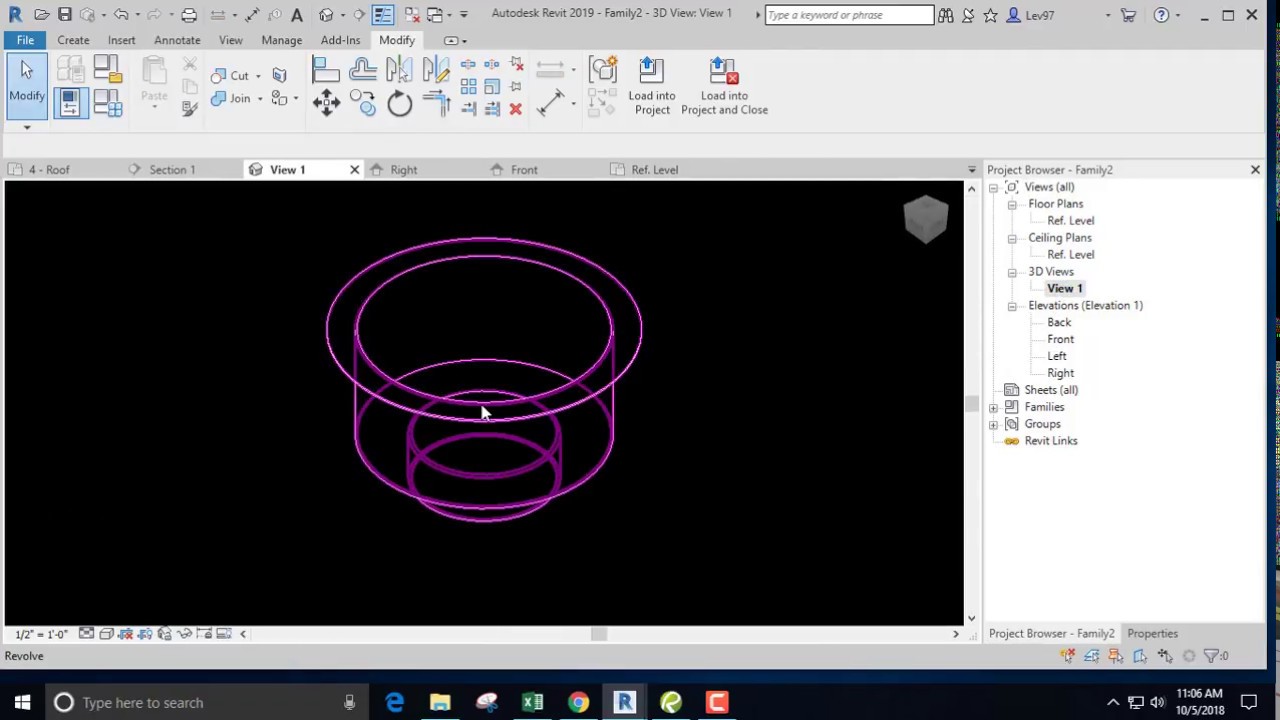 3D Roof Drain using Revit - YouTube