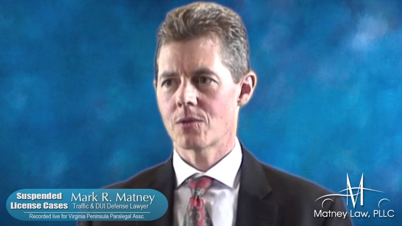 Suspended & Revoked License Defense Lawyer - Matney Law PLLC - Newport ...