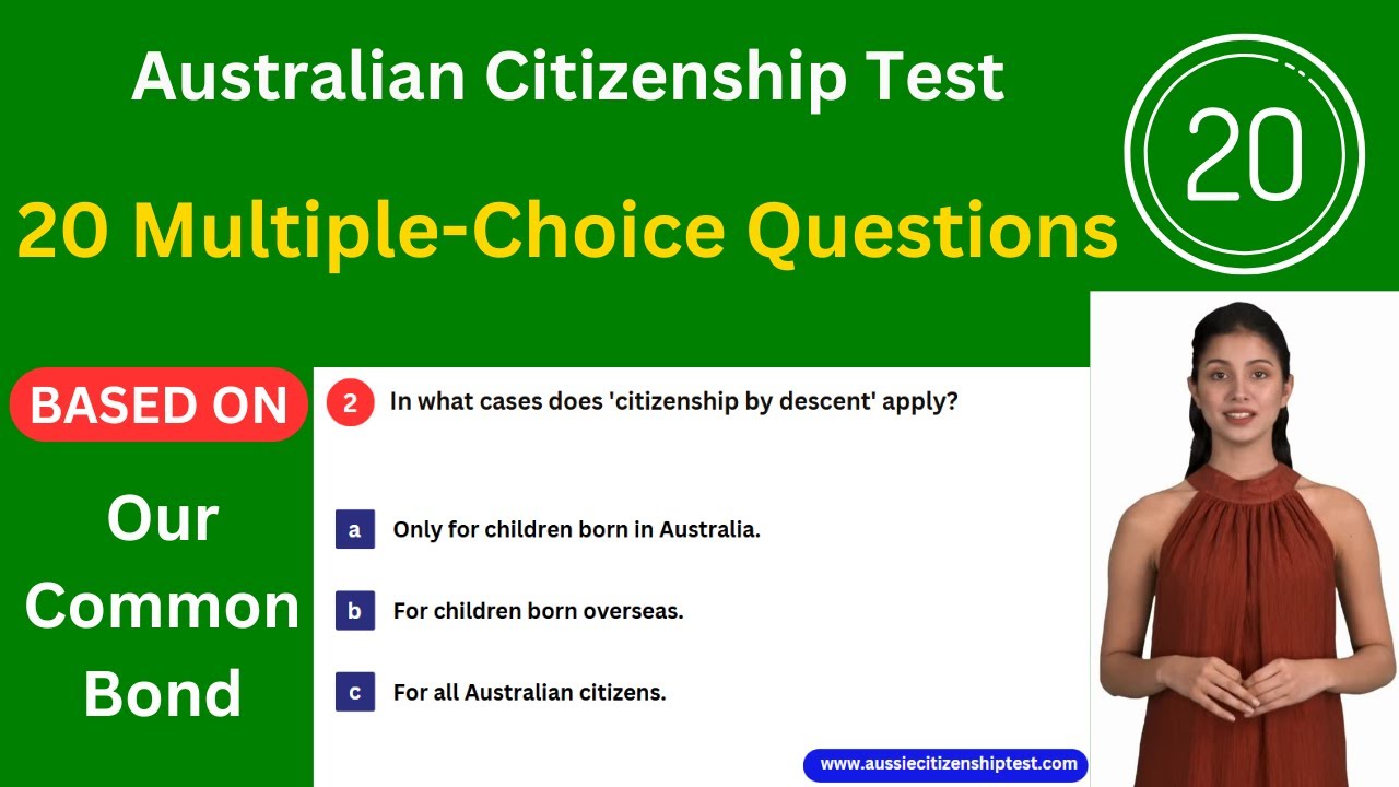 20 Free Multiple Choice Questions (MCQs) for 2025 Australian ...