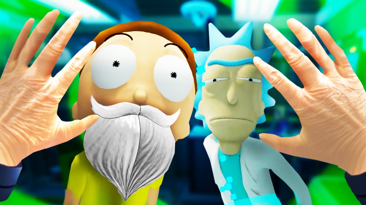 MORTY TIME TRAVELS in VR TO SAVE RICK SANCHEZ!?!! Rick and Morty VR ...