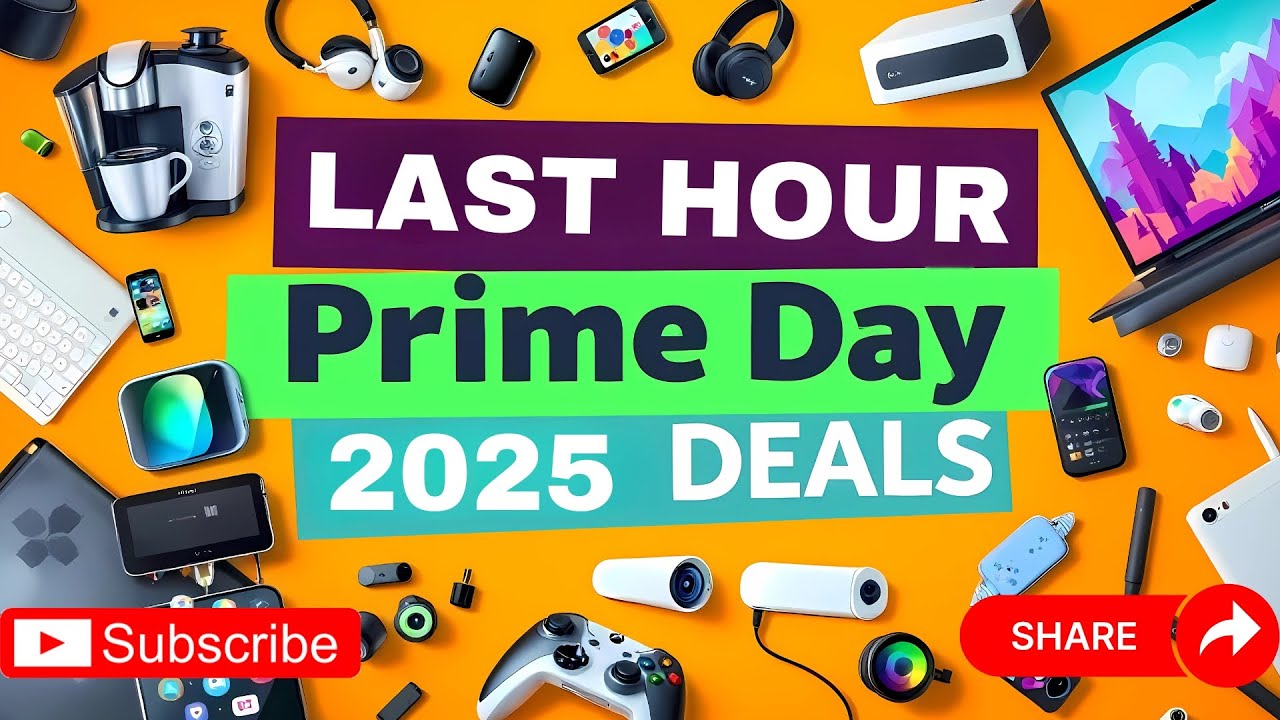 37 Last Hour Amazon Prime Day 2025 Deals You Can’t Miss! - YouTube
