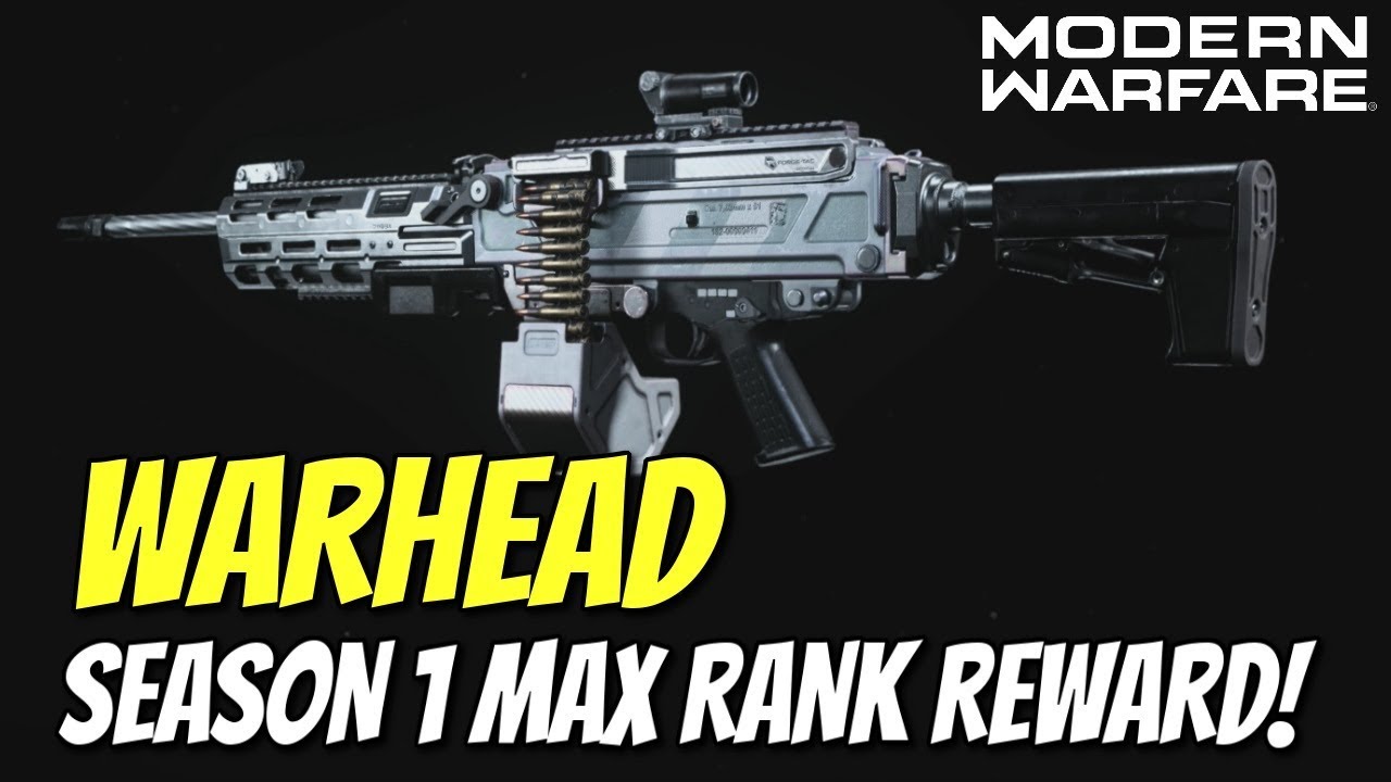 Modern Warfare How To Unlock The Warhead Blueprint - YouTube