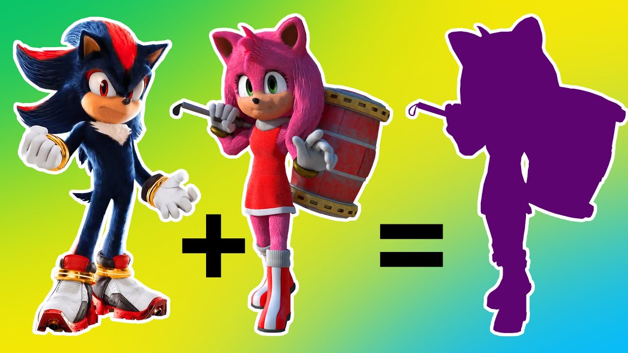 SHADOW + AMY ROSE = MISS SHADOW - YouTube