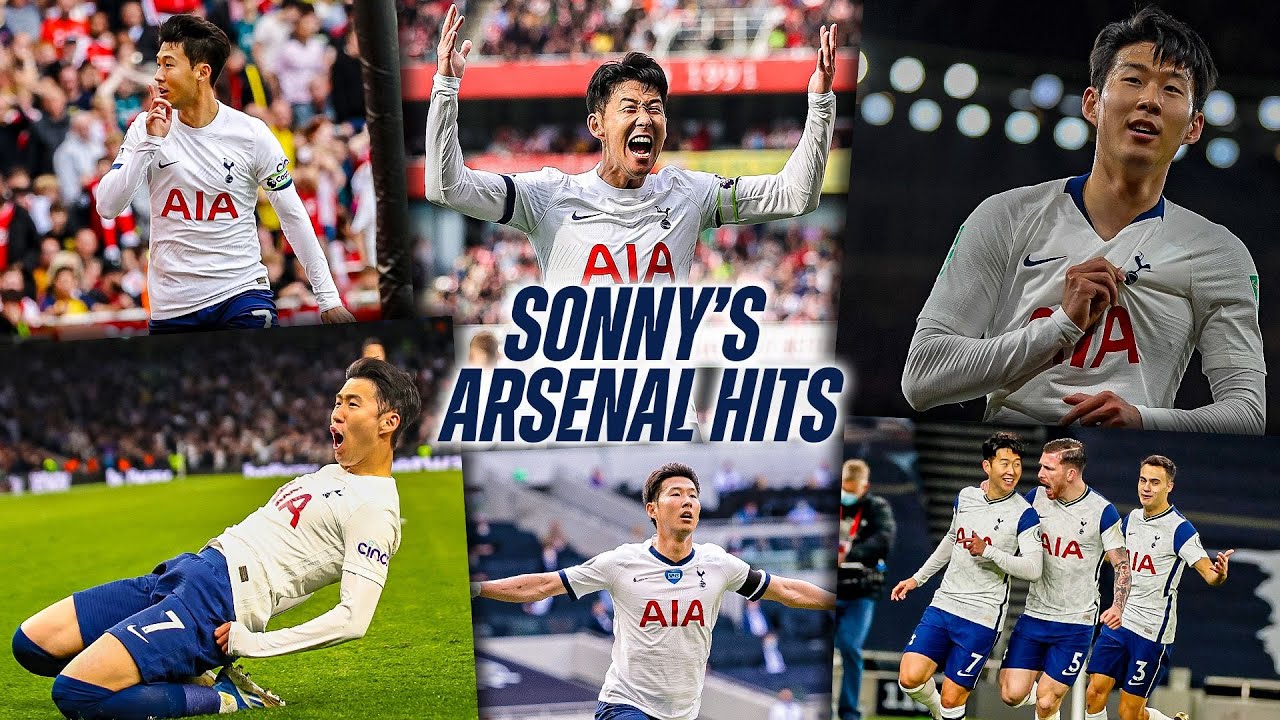 EVERY HEUNG-MIN SON GOAL AGAINST ARSENAL - YouTube