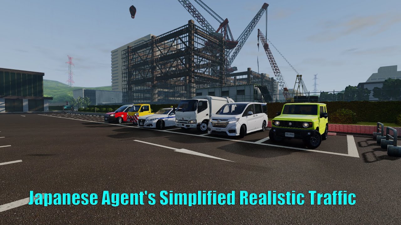 Japanese Agent's Simplified Realistic Traffic-BeamNG Drive(#2753) - YouTube