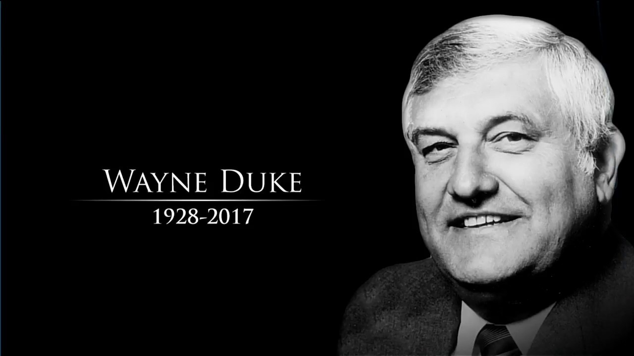Wayne Duke Passes Away - YouTube