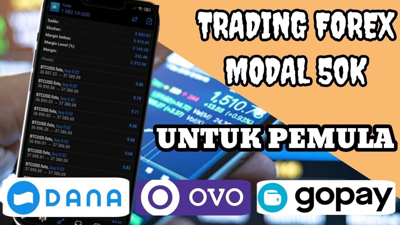 Cara deposit forex menggunakan dana || Trading forex modal 50 RIBU ...