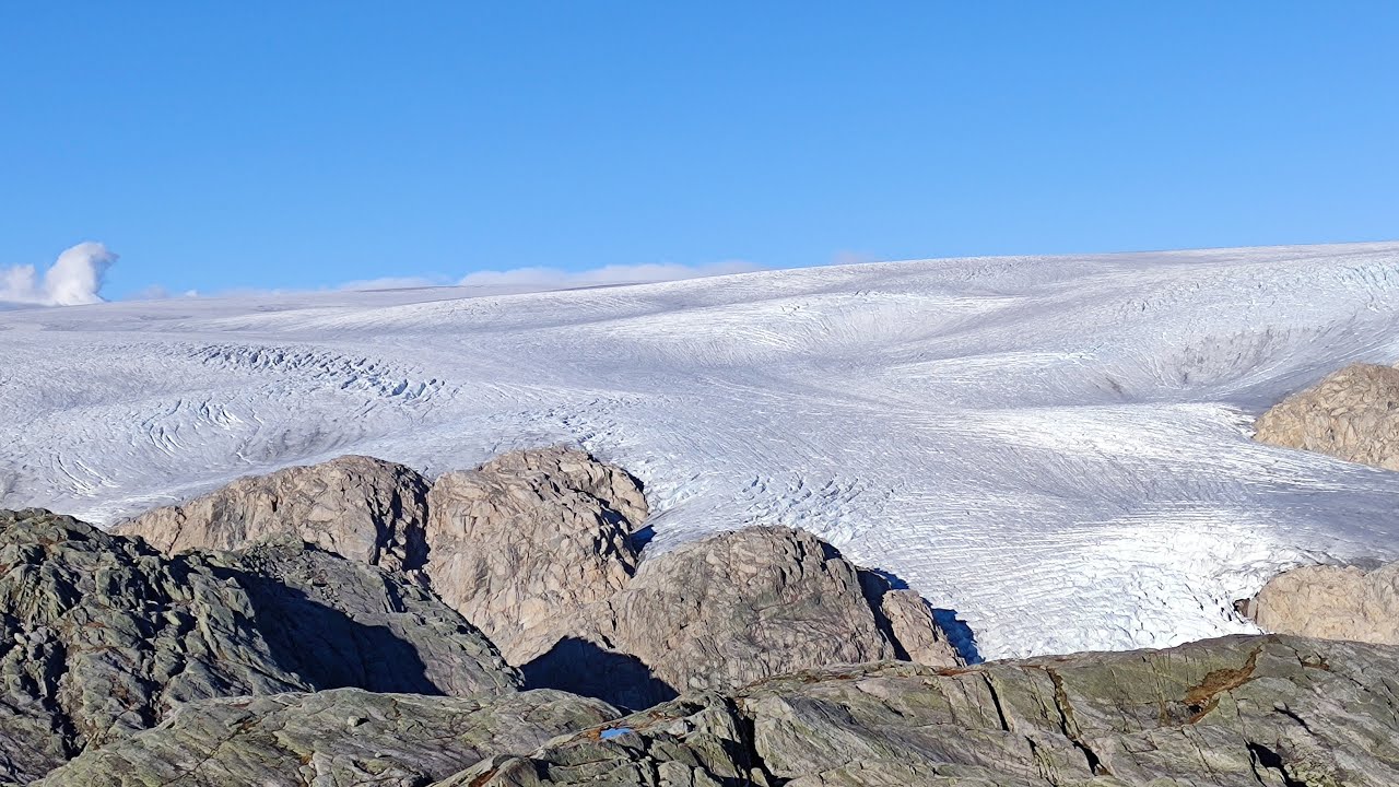 NORWAY FOLGEFONNA glacier isbre - YouTube