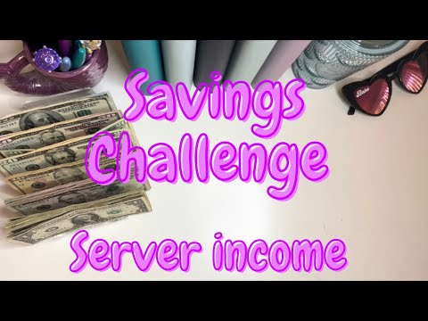 SAVINGS CHALLENGES | SERVER INCOME | #budgeting #budget #cashstuffing ...