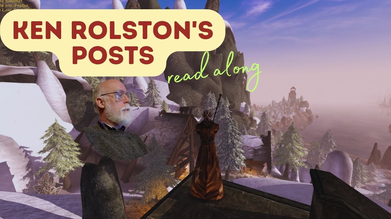 Ken Rolston's notable comments on Morrowind | 🍵 Readalong 🍵 - YouTube